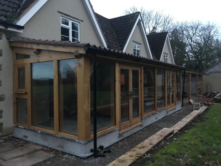 Oak lean too extension Bristol – Wye Oak